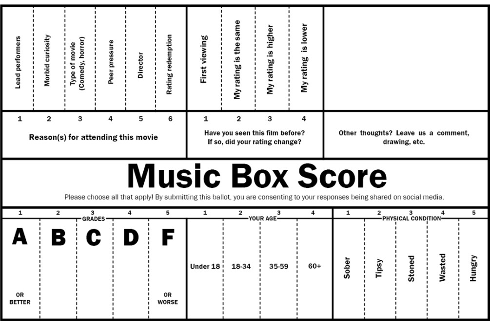 Who Gives An F Music Box Theatre
